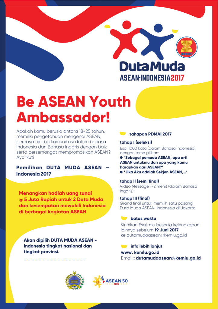 Pemilihan Duta Muda ASEAN-Indonesia 2017 Kementerian Luar Negeri RI ...